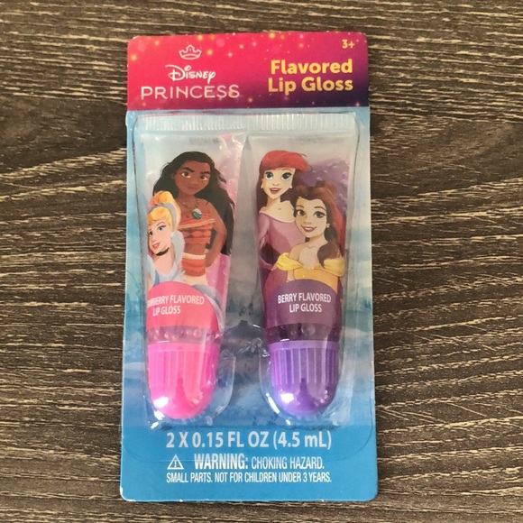 Disney | Makeup | 5 Nwt Disney Princess Flavored Lip Gloss 2 Pack ...